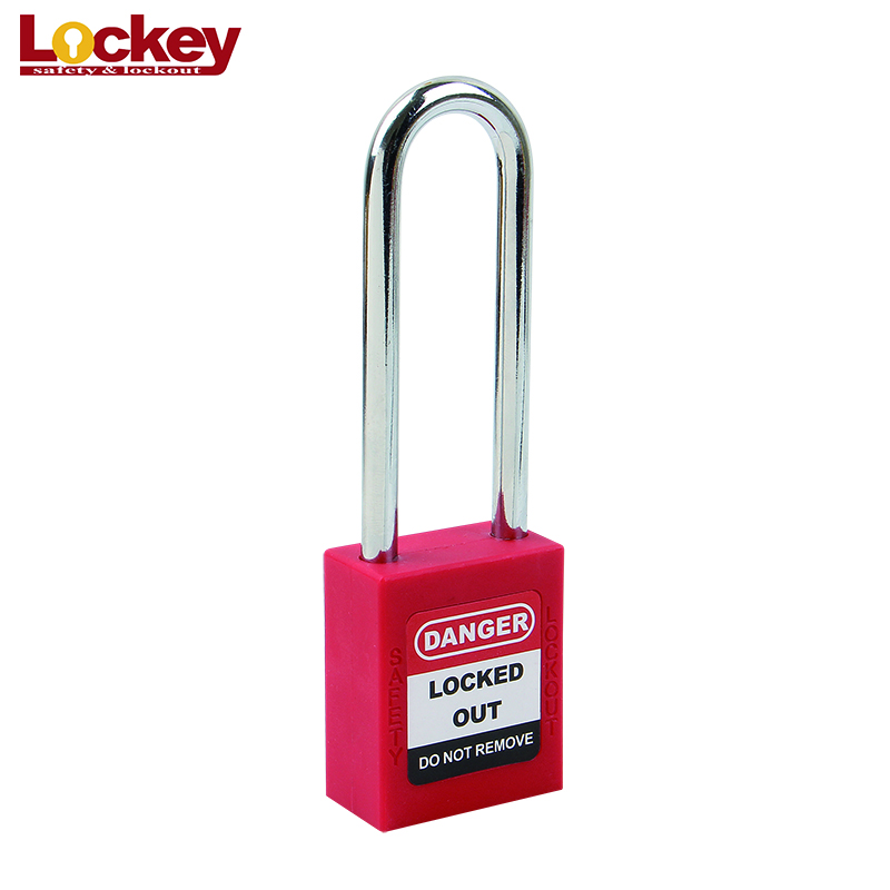 China 76mm Long Steel Shackle Safety Padlock P76S factory and ...